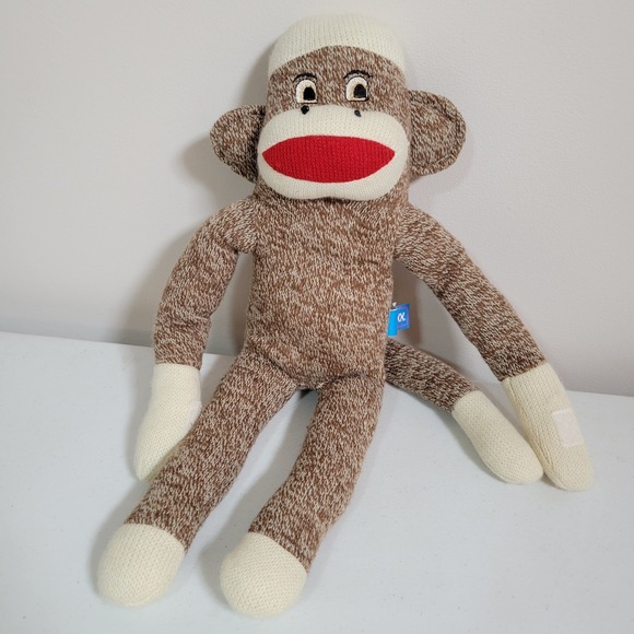 Toys | Maxx The Sock Monkey Plush Stuffed Animal 17 X 5 Collectible 303 ...
